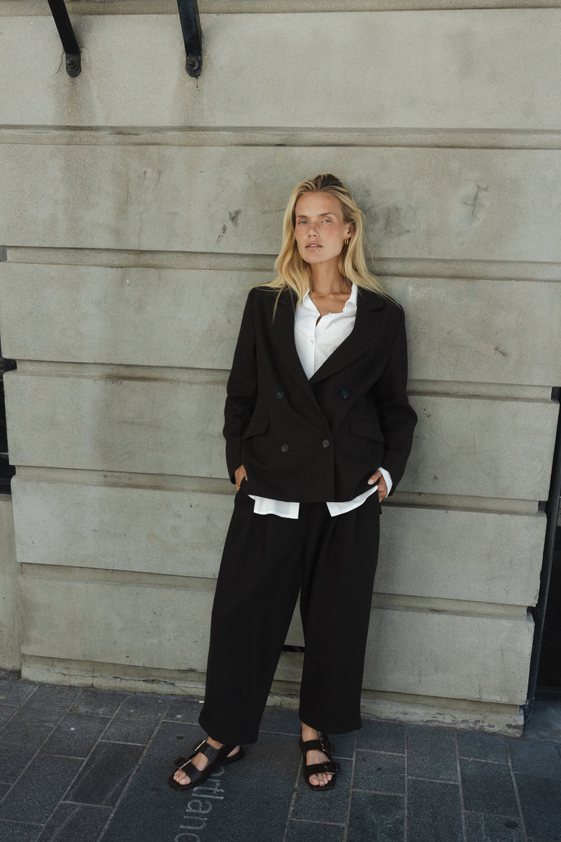 Pleated Pant Wool – SOPHIE